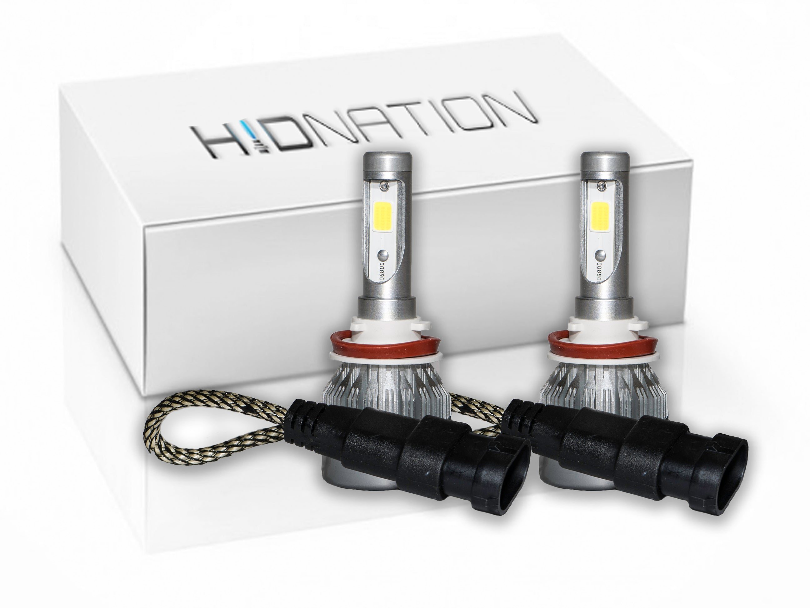 H11 LED Headlight Kit - 3700 Lumens Bright White | HIDNation