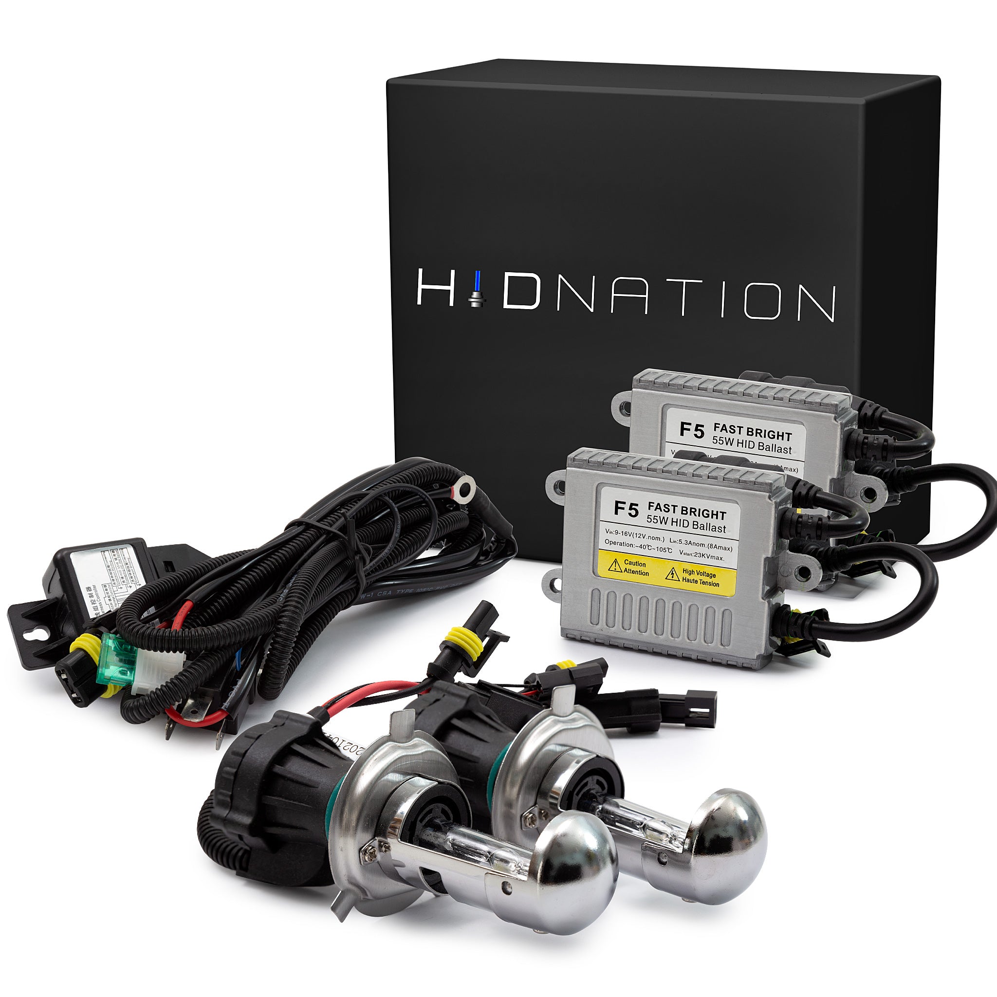 H4 HID Conversion Kit | Bright, Long-Lasting | HID Nation